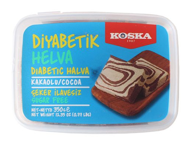 Koska Traditional Turkish Halva Cocoa-Flavored Sugar-Free for Diabetic ...