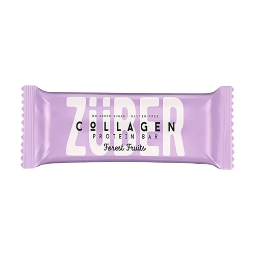 Zuber Zuber Collagen Protein Bar Forest Fruits Flavor Gluten Free 25 gr ...
