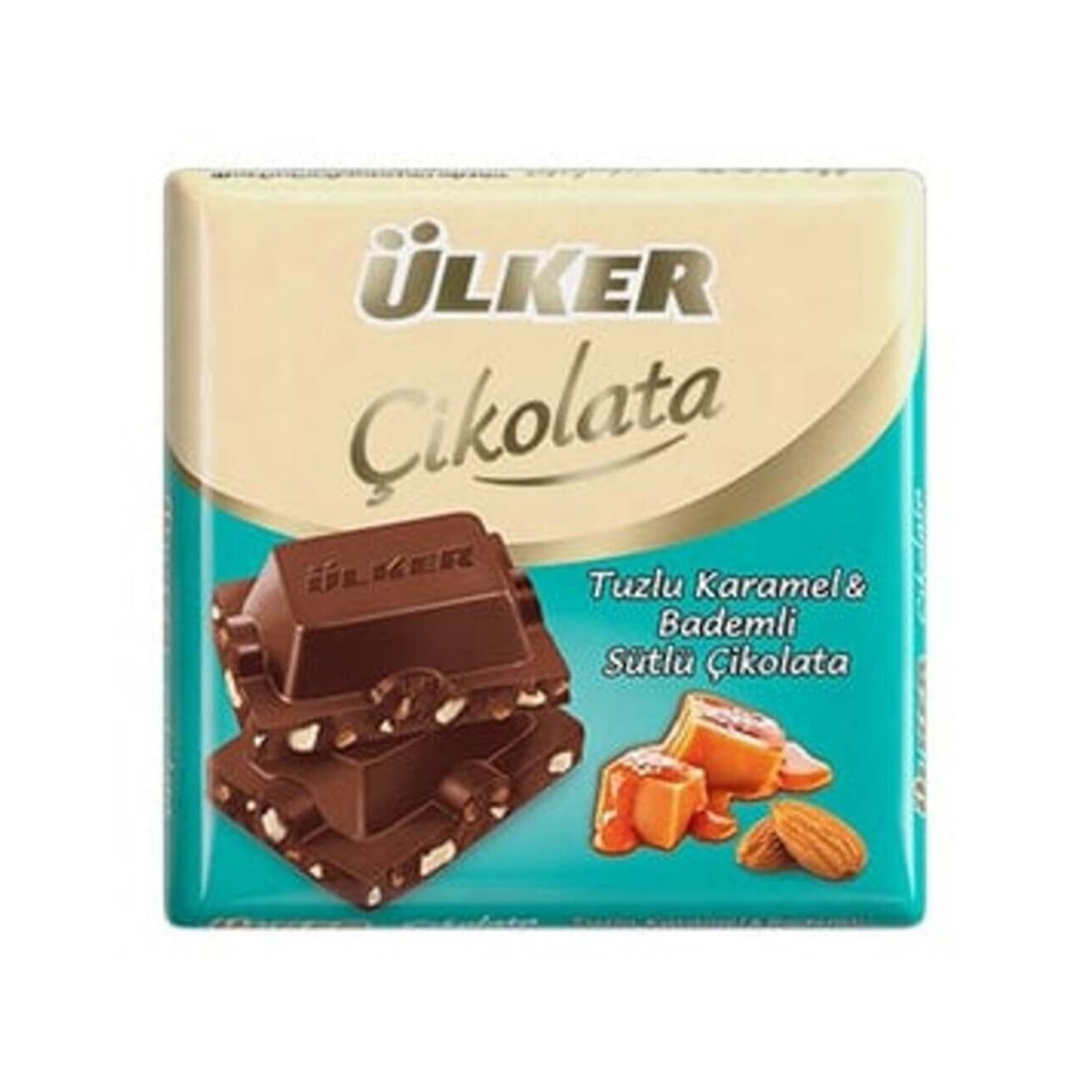Ulker Salty Karamell & Mandel Mëllech Schockela 60 gr (2.11oz) - 5 ...