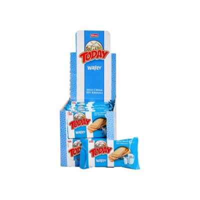Elvan Elvan Today Wafer met melkroom in doos 40 gr (1.41oz) – 24 stuks ...
