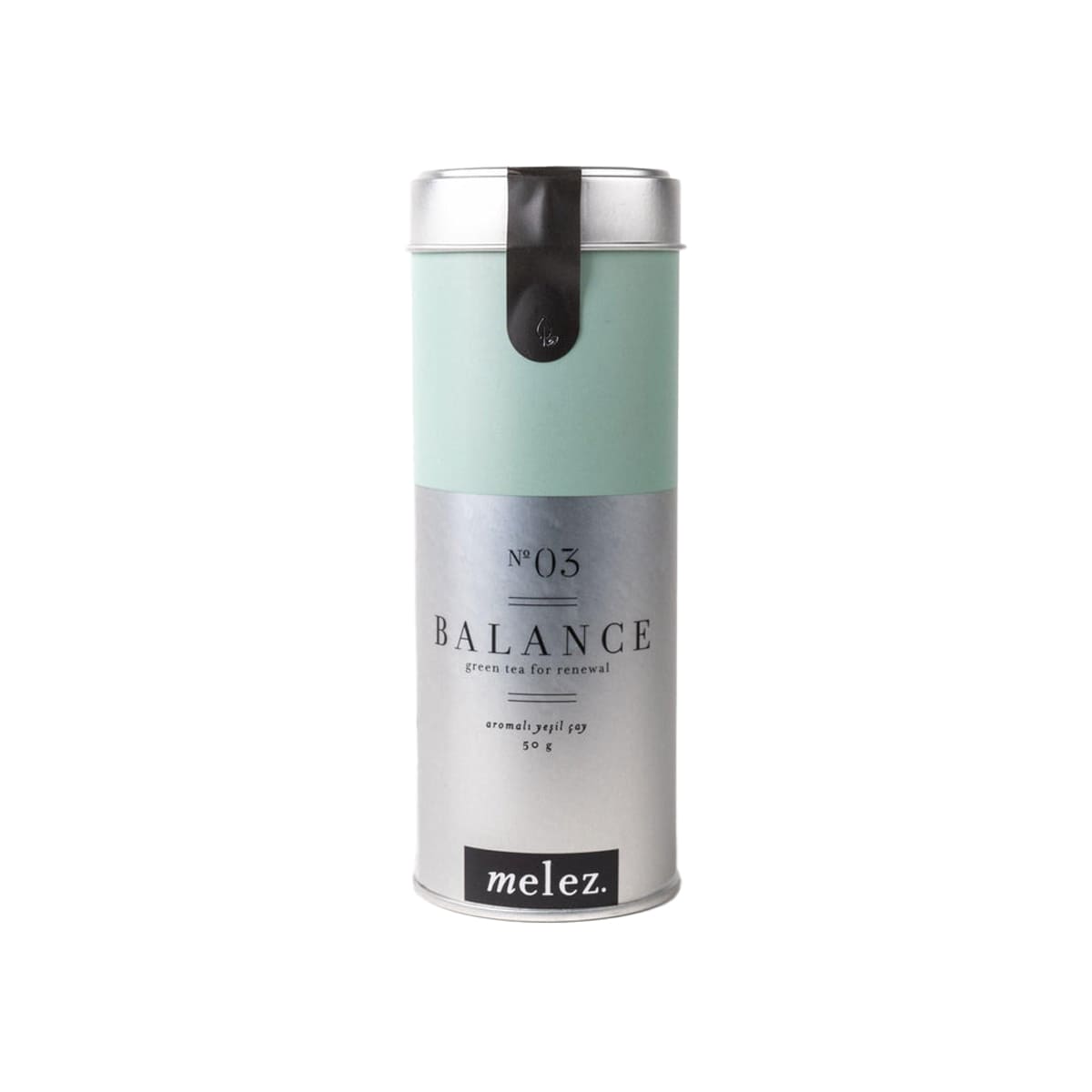 Melez Tea Balance Green Detox Tea in Metal Box Melez Tea 50 gr (1.76oz ...